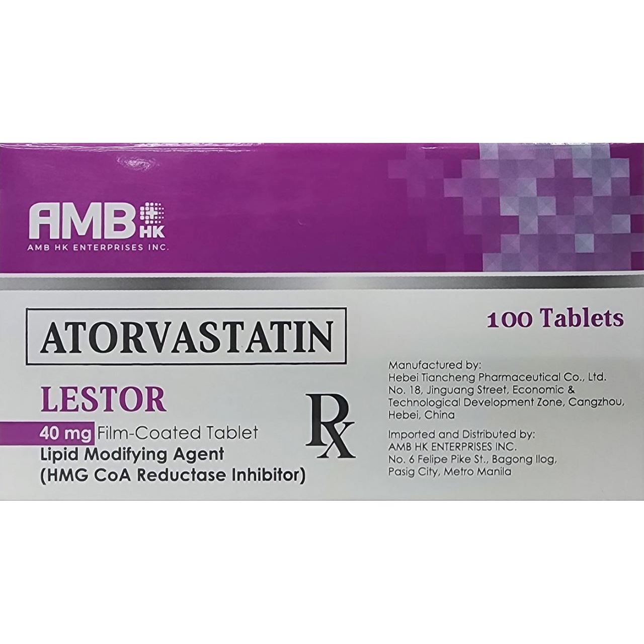 LESTOR Atorvastatin 40mg Film-Coated Tablet 1's price in the ...