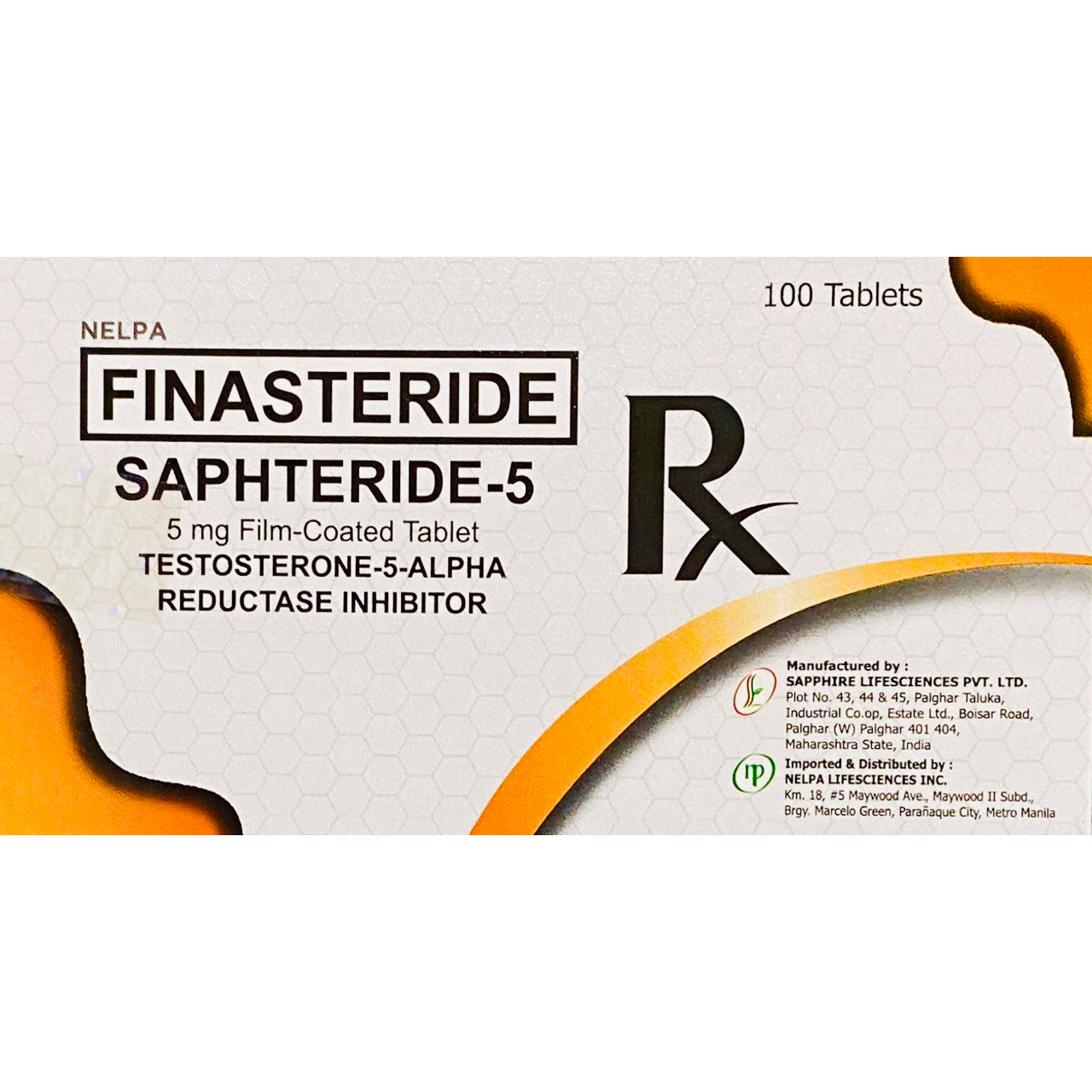 SAPHTERIDE-5 Finasteride 5mg - 1 Tablet price in the Philippines ...