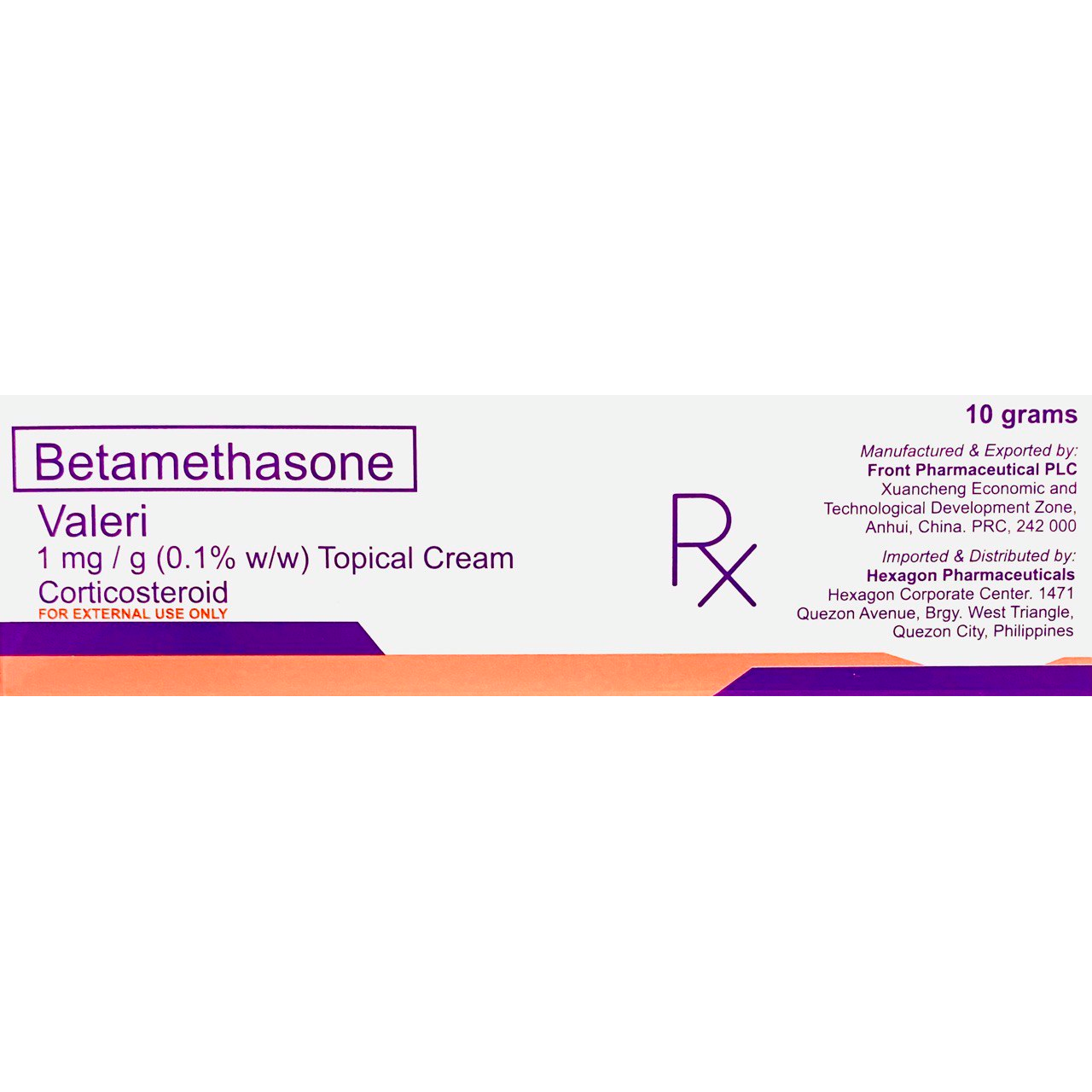 VALERI Betamethasone 1mg / g Cream 10g price in the Philippines ...