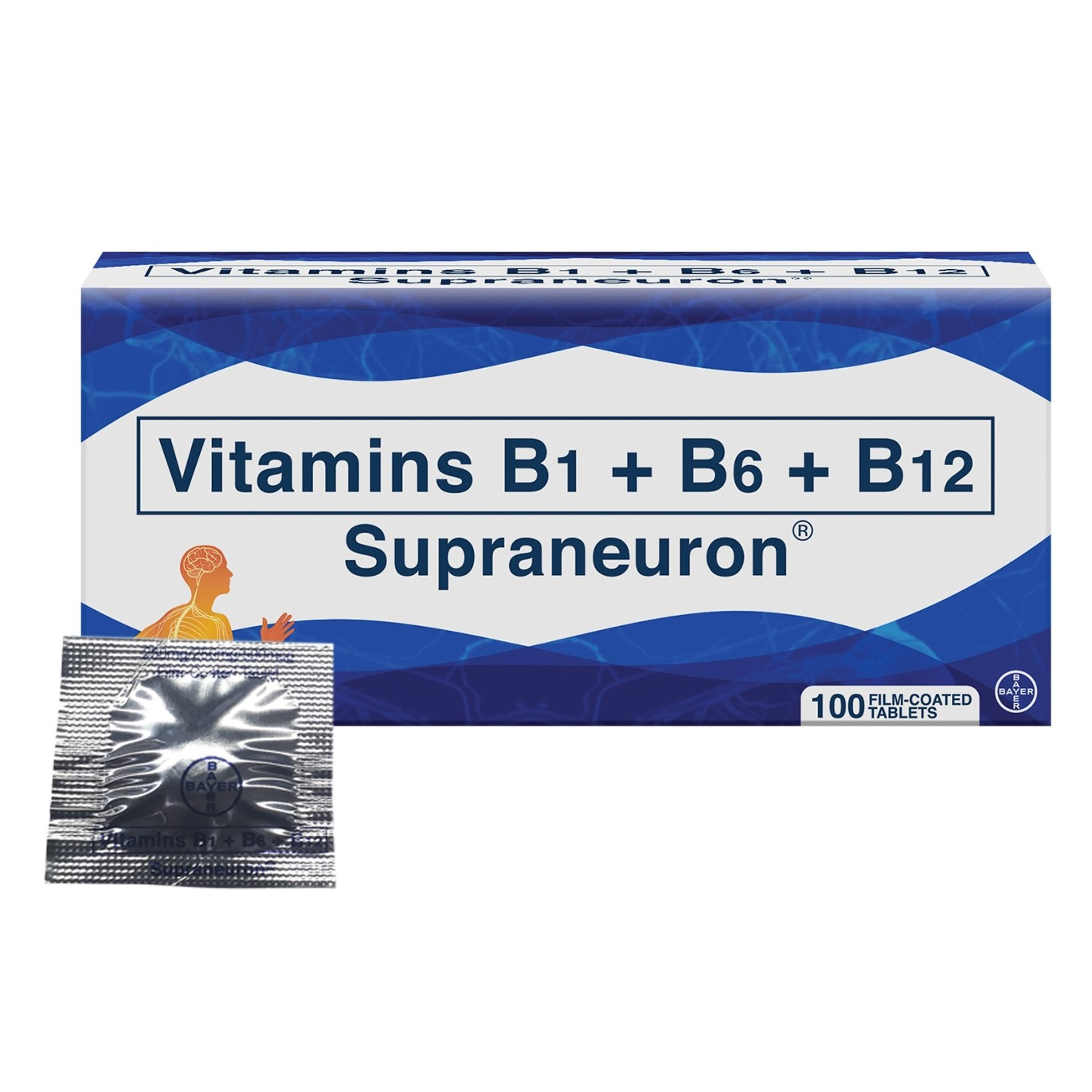 SUPRANEURON Vit. B1 / Vit. B6 / Vit. B12 250mg / 250mg / 500mcg Film ...