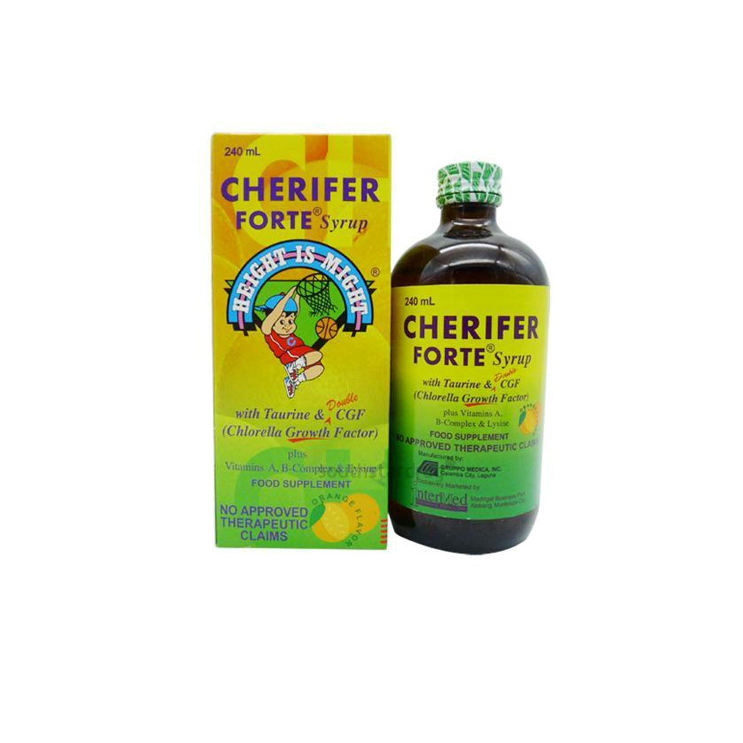 CHERIFER FORTE Taurine / Double Chlorella Growth Factor / Vitamin A ...