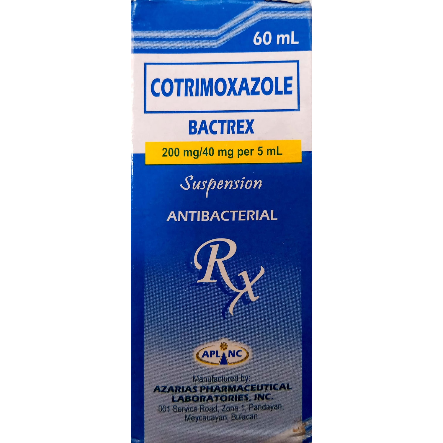 BACTREX Cotrimoxazole 200mg / 40mg per 5mL Suspension 60mL price in the ...