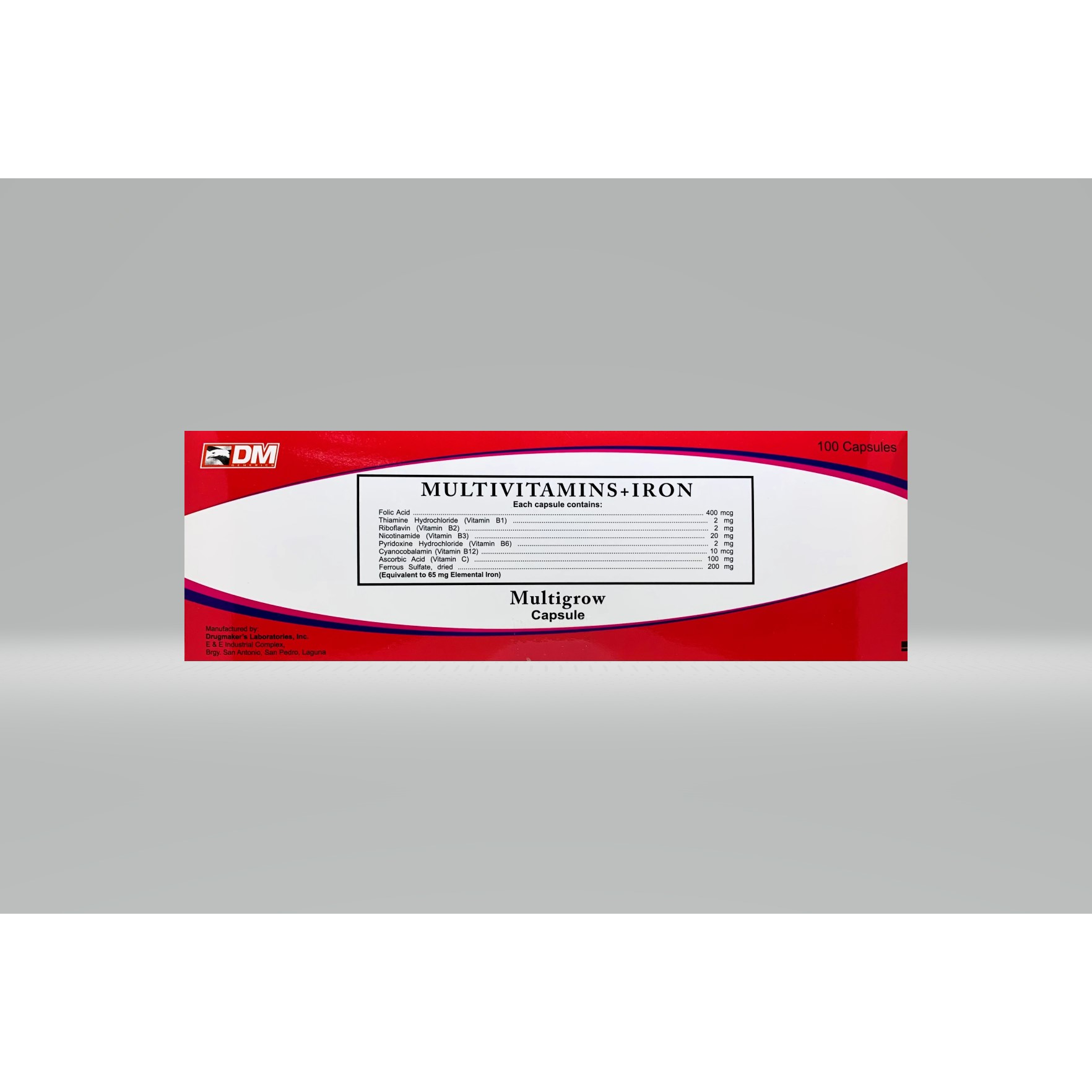 MULTIGO Multivitamins / Iron Capsule 100's price in the Philippines ...