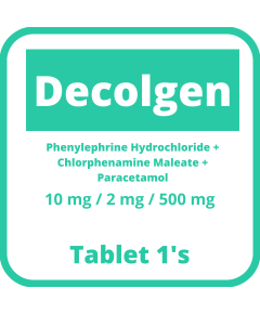 Buy Decolgen online with the same day delivery at a low price with MedsGo