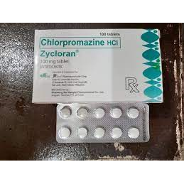 ZYCLORAN Chlorpromazine Hydrochloride 100mg Tablet 100's price in the ...