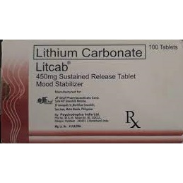 LITCAB Lithium Carbonate 450mg Sustained Release Tablet 1's price in ...