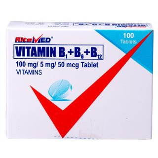 Buy Ritemed vitamin b1 / vitamin b6 / vitamin b12 100mg / 5mg / 50mcg ...