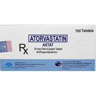 ASTAT Atorvastatin 10mg Film-Coated Tablet 1's price in the Philippines ...