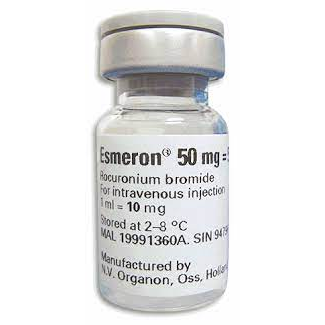 ESMERON Rocuronium Bromide 50mg / 5mL (10mg/ mL) Solution for IV ...