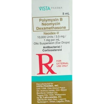 NEODEX-V Polymyxin B Sulfate / Neomycin Sulfate / Dexamethasone 10 ...