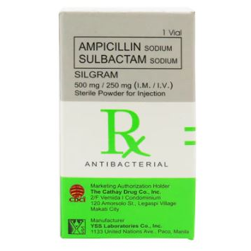 SILGRAM Ampicillin Sodium / Sulbactam Sodium 250mg / 125mg Powder for ...
