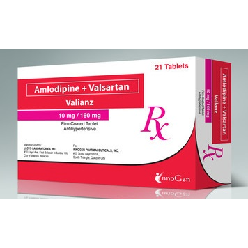 VALIANZ Amlodipine / Valsartan 10mg / 160mg Film-Coated Tablet 1's ...