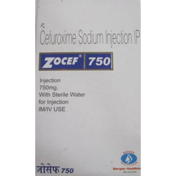 ZOCEF Cefuroxime Sodium 750mg Powder for Injection 1's price in the ...