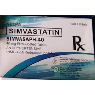 SIMVASAPH-40 Simvastatin 40mg Film-Coated Tablet 100's price in the ...