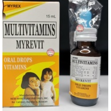 MYREVIT Multivitamins Syrup (Oral Drops) 15mL price in the Philippines | MedsGo Pharmacy
