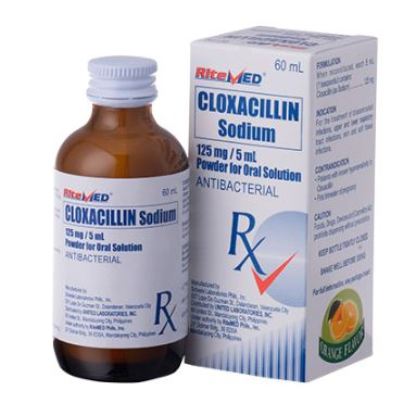 RITEMED Cloxacillin Sodium 125mg / 5mL Powder for Oral Solution 60mL ...