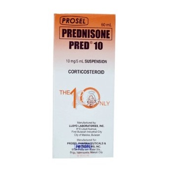 PRED 10 Prednisone 10mg / 5mL Suspension 60mL price in the Philippines ...