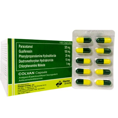 COLVAN Paracetamol / Guaifenesin / Phenylpropanolamine Hydrochloride ...