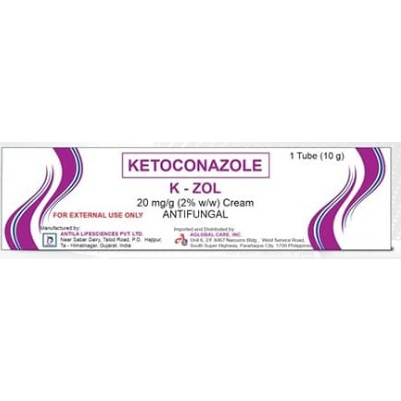 K-ZOL Ketoconazole 20mg / g (2.0%) Cream 10g price in the Philippines ...