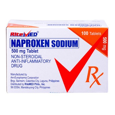 RITEMED Naproxen Sodium 500mg Tablet 100's price in the Philippines ...