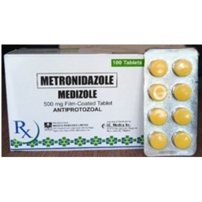 MEDIZOLE Metronidazole 500mg Film-Coated Tablet 1's price in the ...