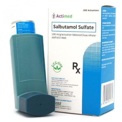 ACTIMED Salbutamol Sulfate 100mcg / act. Metered-Dose Inhaler 200act ...