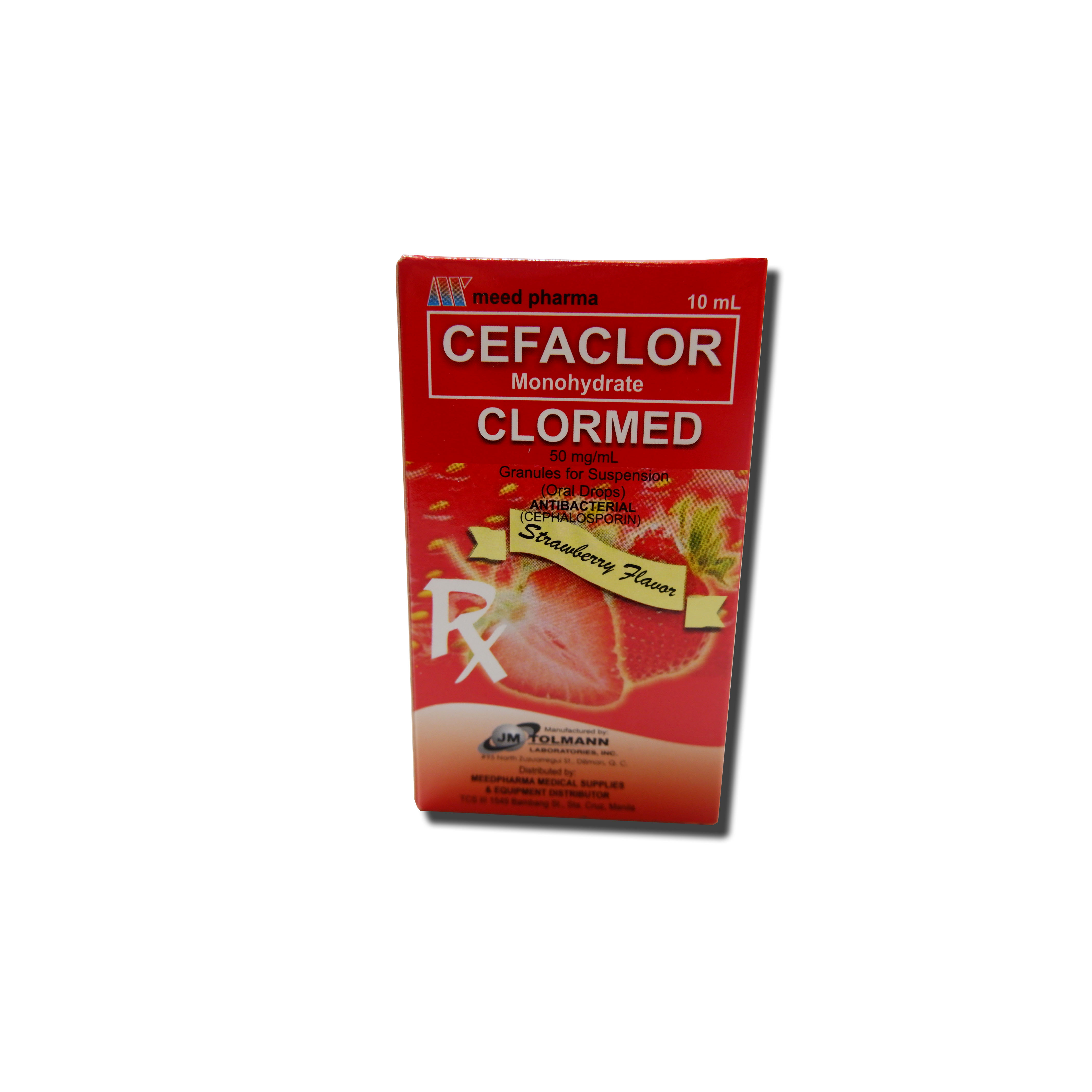 CLORMED Cefaclor Monohydrate 50mg / mL Granule for Suspension (Oral ...
