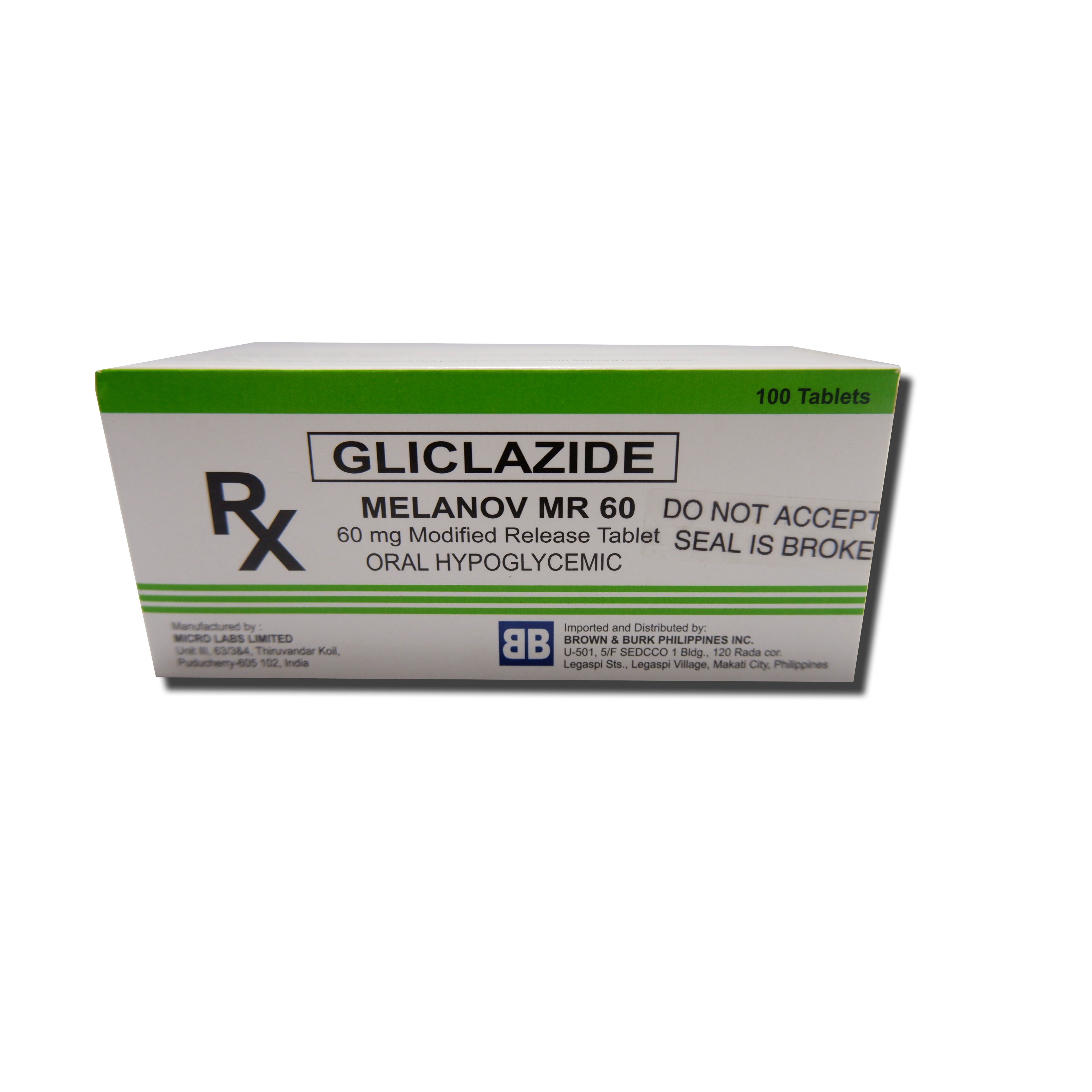 MELANOV MR 60 Gliclazide 60mg Modified-Release Tablet 1's price in the ...