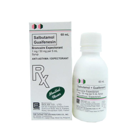 Clarituss Plus Salbutamol / Guaifenesin 1mg / 50mg - Syrup 60mL price ...