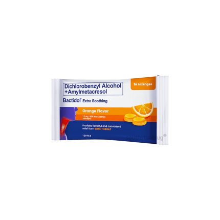 BACTIDOL EXTRA SOOTHING Dichlorobenzyl Alcohol / Amylmetacresol 1.2mg ...