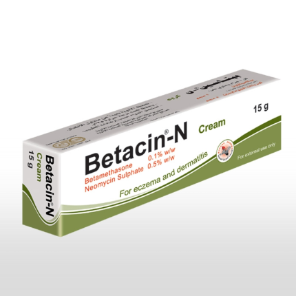 BETACIN-N Betamethasone / Neomycin Sulphate 0.1% / 0.5% (1mg / 5mg per ...