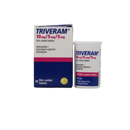 TRIVERAM INITIO Atorvastatin / Perindopril / Amlodipine 10mg / 5mg ...