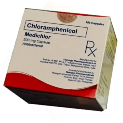 MEDICHLOR Chloramphenicol 500mg Capsule 100's price in the Philippines ...