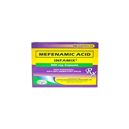 INFAMIX Mefenamic Acid 500mg Capsule 100's price in the Philippines ...