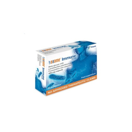 BIOME IMMUNE BRAND Beta-Glucan / Lactobacillus Plantarum / Flucoxanthin ...