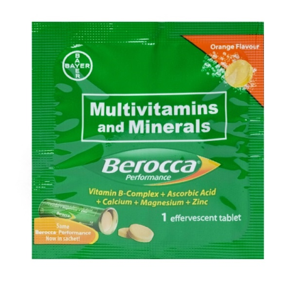 BEROCCA PERFORMANCE Multivitamins / Minerals Effervescent Tablet 1's ...