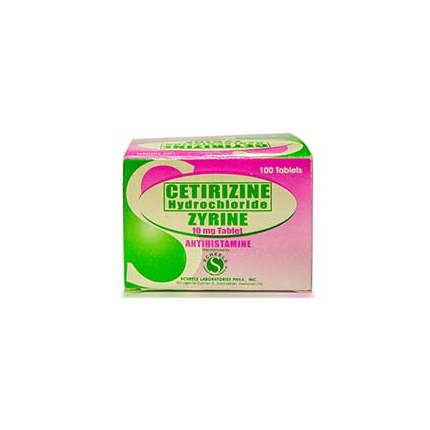 ZYRINE Cetirizine Hydrochloride 10mg Tablet 1's price in the ...