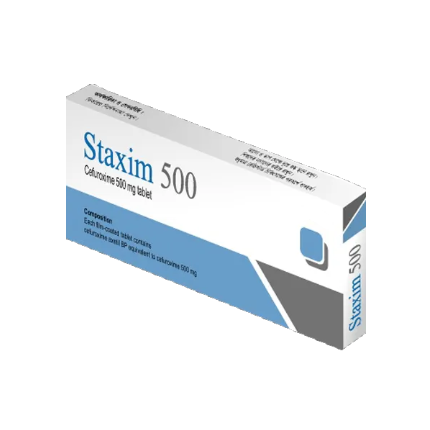 STAXIM 500 Cefuroxime Axetil 500mg Film-Coated Tablet 6's price in the ...
