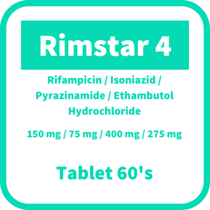 RIMSTAR 4 Rifampicin / Isoniazid / Pyrazinamide / Ethambutol ...