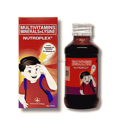 NUTROPLEX Multivitamins / Minerals / Lysine Syrup 60mL price in the ...