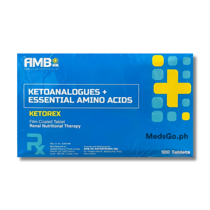 KETOREX Ketoanalogues / Essential Amino Acids Film-Coated Tablet 100's ...