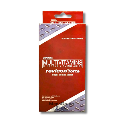 REVICON FORTE Multivitamins / Minerals / Amino Acids - 1 Bottle x 30 ...