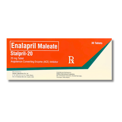 STALPRIL-20 Enalapril Maleate 20mg - 1 Tablet price in the Philippines ...