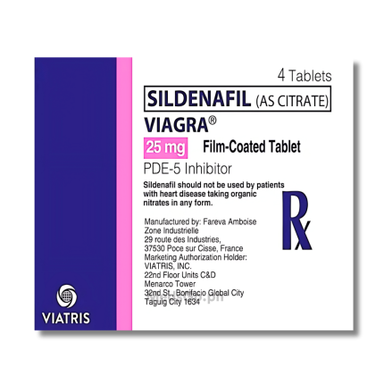 VIAGRA Sildenafil 25mg - 1 Box x 4 Tabs price in the Philippines ...