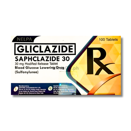SAPHCLAZIDE-30 Gliclazide 30mg - 1 Tablet price in the Philippines ...