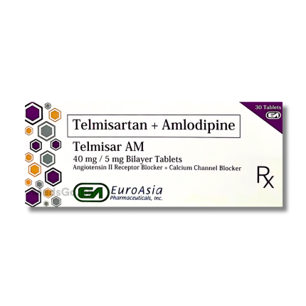 TELMISAR AM Telmisartan / Amlodipine 40mg / 5mg - 1 Tablet price in the ...