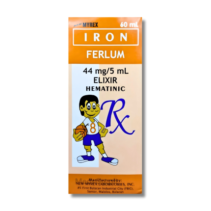 FERLUM Ferrous Sulfate 44mg / 5mL Elixir 60mL price in the Philippines ...