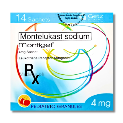 MONTIGET Montelukast 4mg - 1 Pediatric Granule Sachet price in the ...