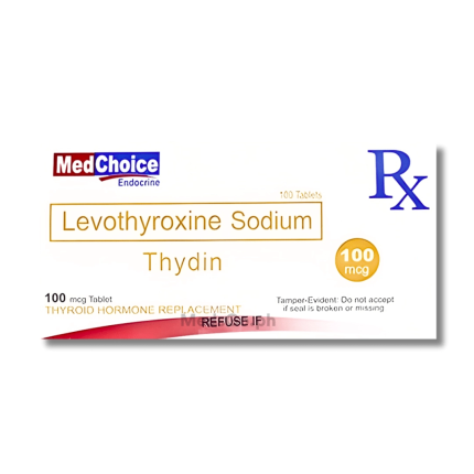 THYDIN Levothyroxine 100mcg - 1 Tablet price in the Philippines ...
