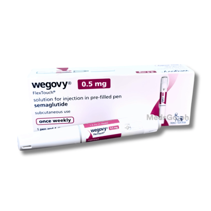 WEGOVY Semaglutide 0.5mg / 0.37mL Solution For Injection / Pen price in ...